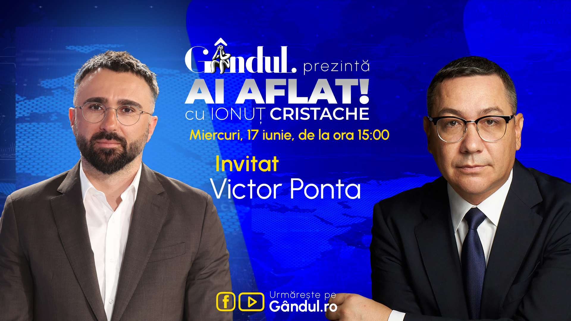 „Ai Aflat! cu Ionuț Cristache” începe miercuri, 17 iunie, de la ora 15. ...